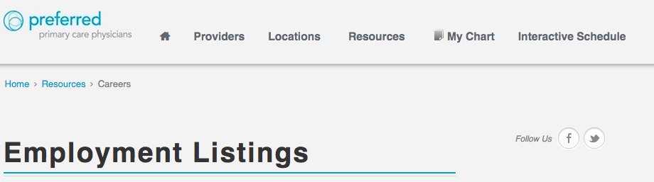 Job Listings - Preferred Primary Care Physicians, Inc. Jobs